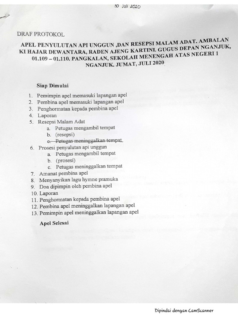 Draf Protokol | PDF