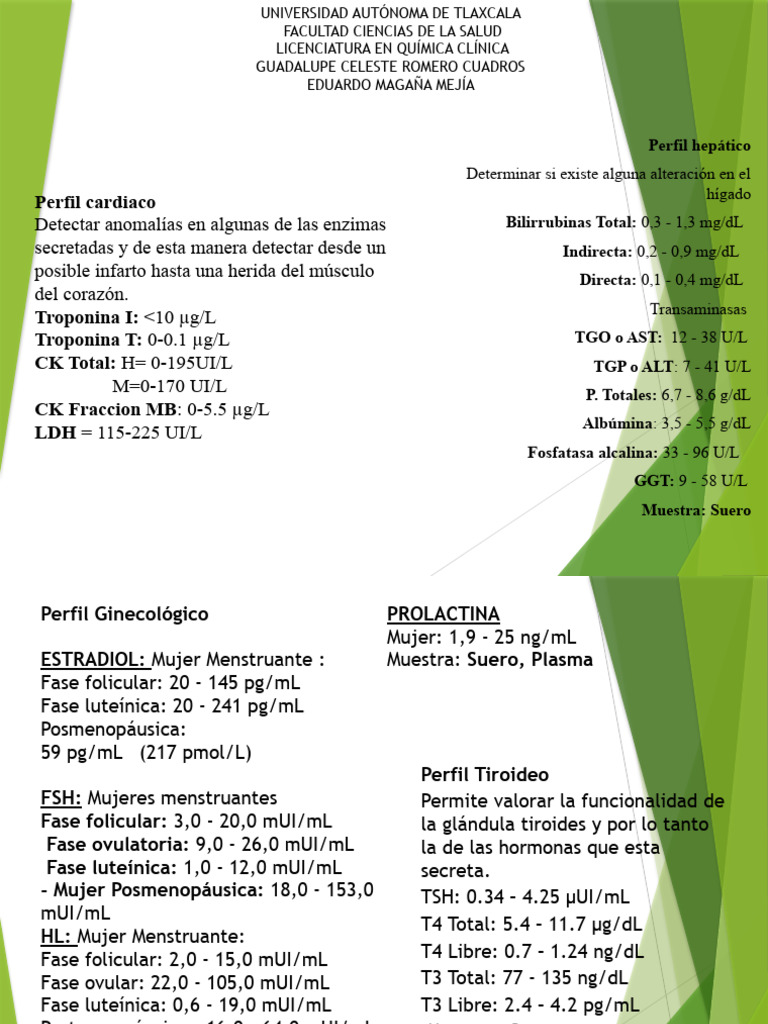 Perfil Cardiaco | PDF | Especialidades Medicas