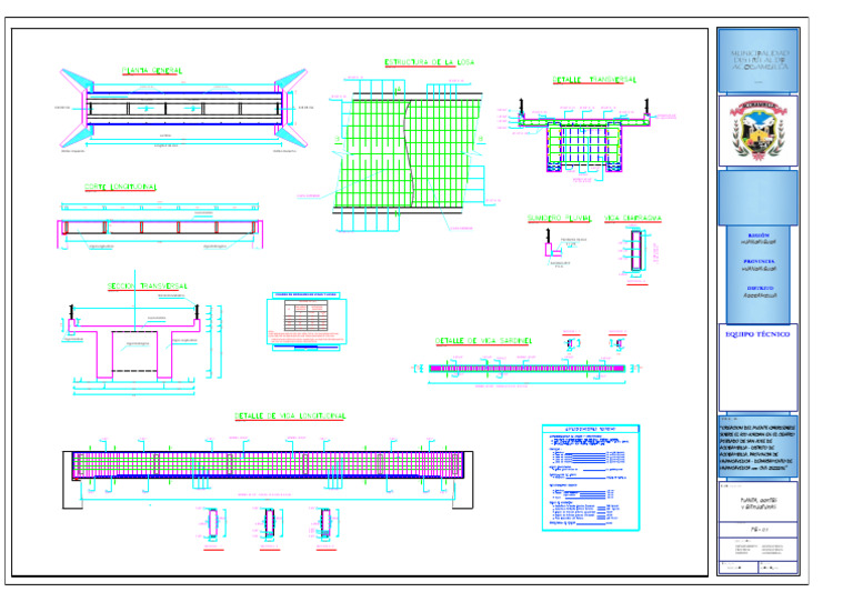 PUENTE 30M-Layout1 | PDF | Ingeniería estructural | Mecánica de sólidos
