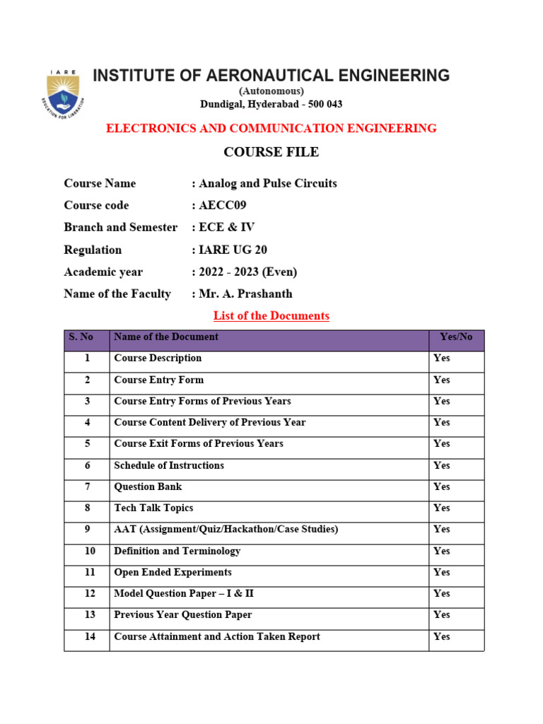 Faculty Profile - List of Documents | PDF