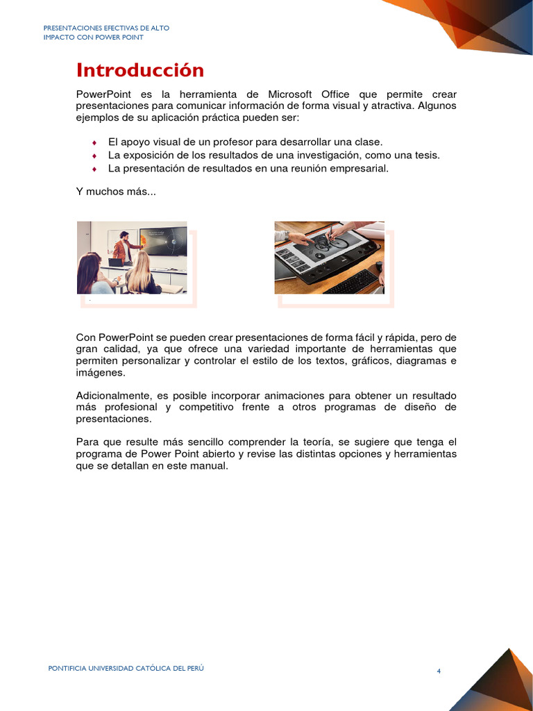 Módulo 1 | PDF | Microsoft PowerPoint | Ventana (informática)