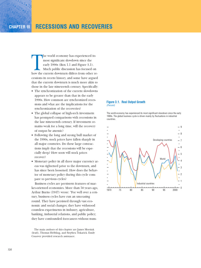 Recessions and Recoveries | PDF | Recession | Business Cycle
