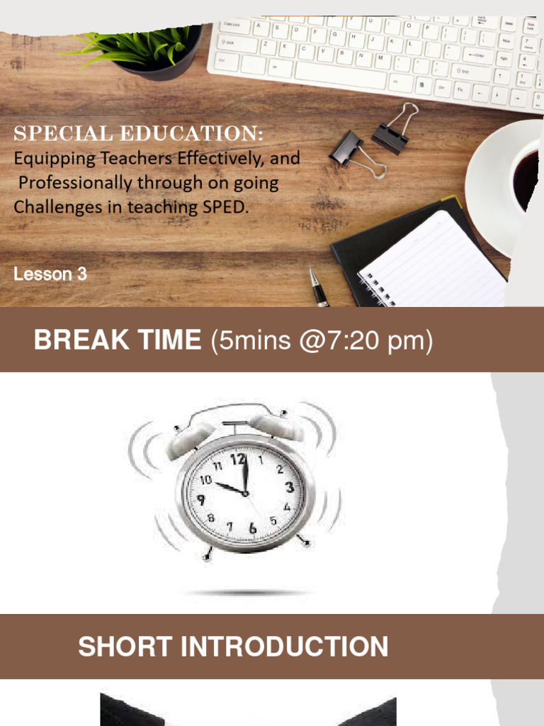 Sped 3 | PDF | Inclusion (Education) | Learning