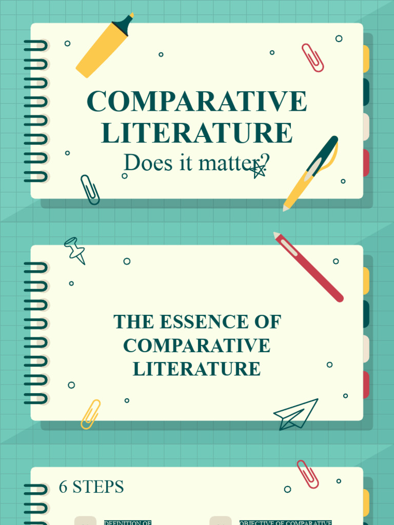 Comparative Literature General Overview | PDF | Anthropology | Genre