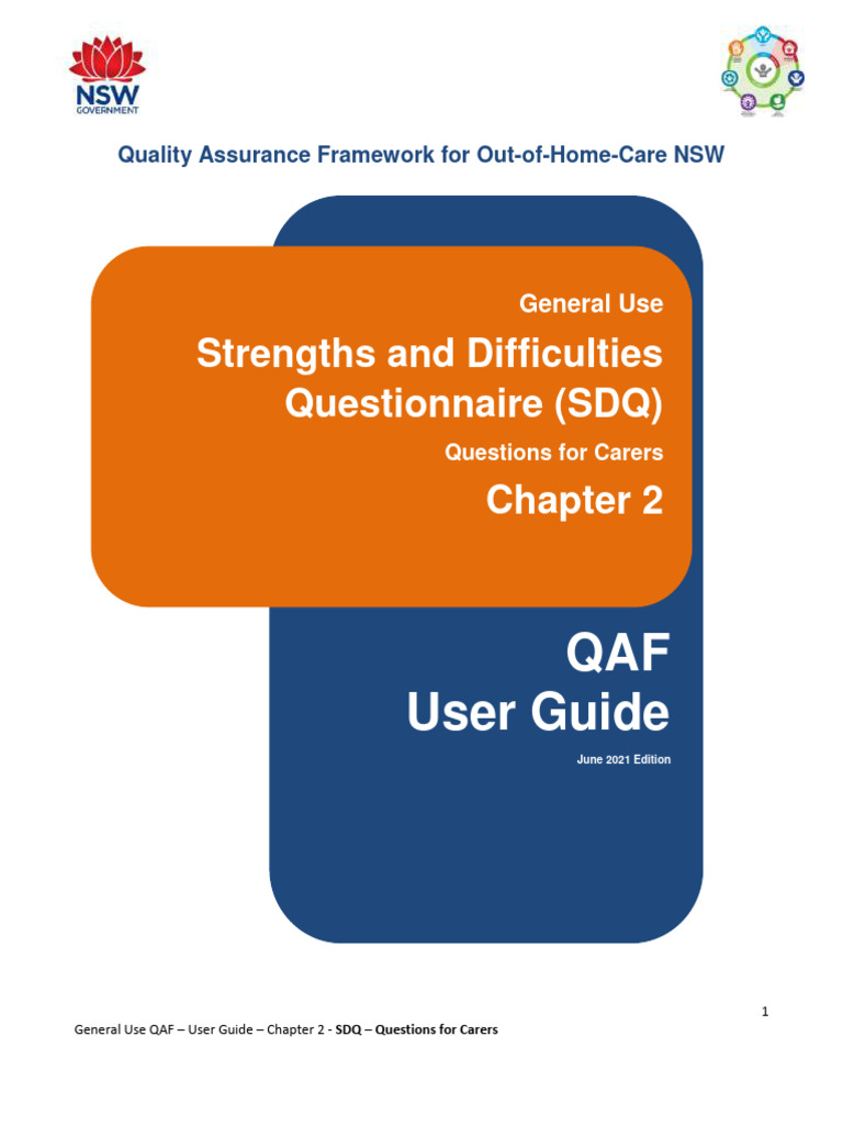 Strengths and Difficulties Questionnaire SDQ | PDF | Caregiver | Mental ...