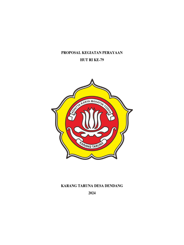 Proposal Kegiatan Hut Ri PT Hti | PDF | Karier & Perkembangan | Ilmu Sosial
