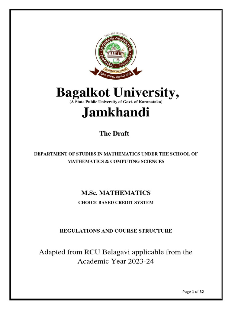 M.SC .-Mathematics | PDF | Group (Mathematics) | Field (Mathematics)