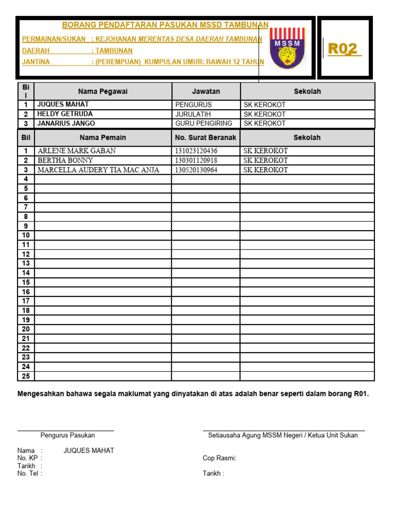Contoh r02 Perempuan | PDF
