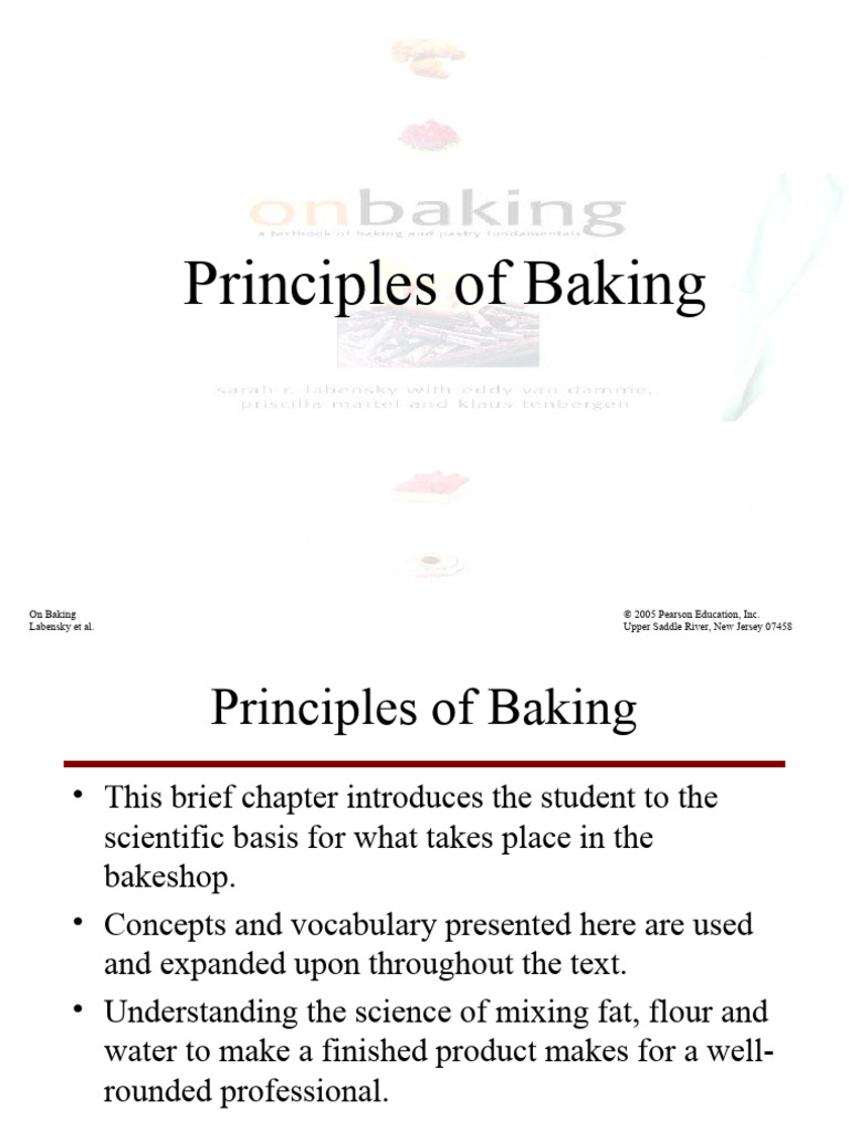 Principles of Baking | PDF | Cookware And Bakeware | Baking