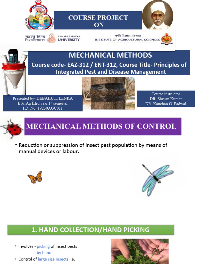 Mechanical Pest Control Methods Explained | PDF | Pest (Organism) | Brush