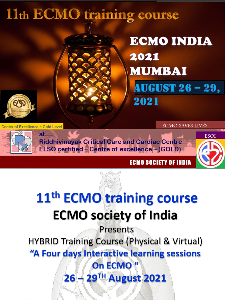 ECMO India 2021 Brochure Final 200621 | PDF | Intensive Care Medicine | Health Care
