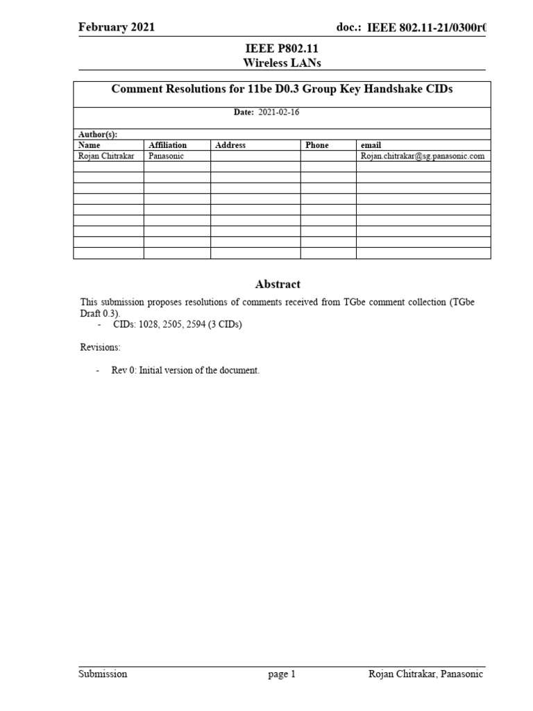 11 21 0300 00 00be Crs For d0 3 Group Key Handshake Cids | PDF | Computing | Computer Networking