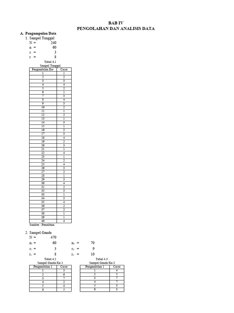 Data Analysis for Quality Control | PDF