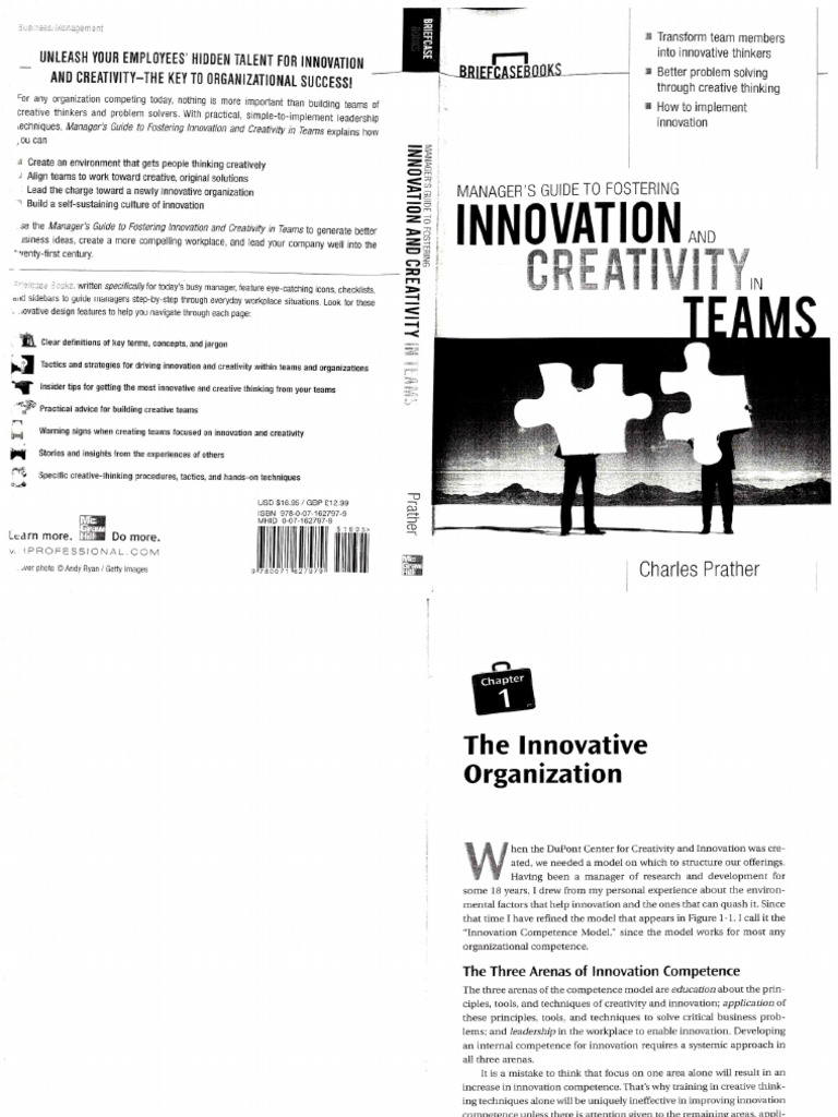 Innovation and Creativity Chapter 1 y 2 | PDF