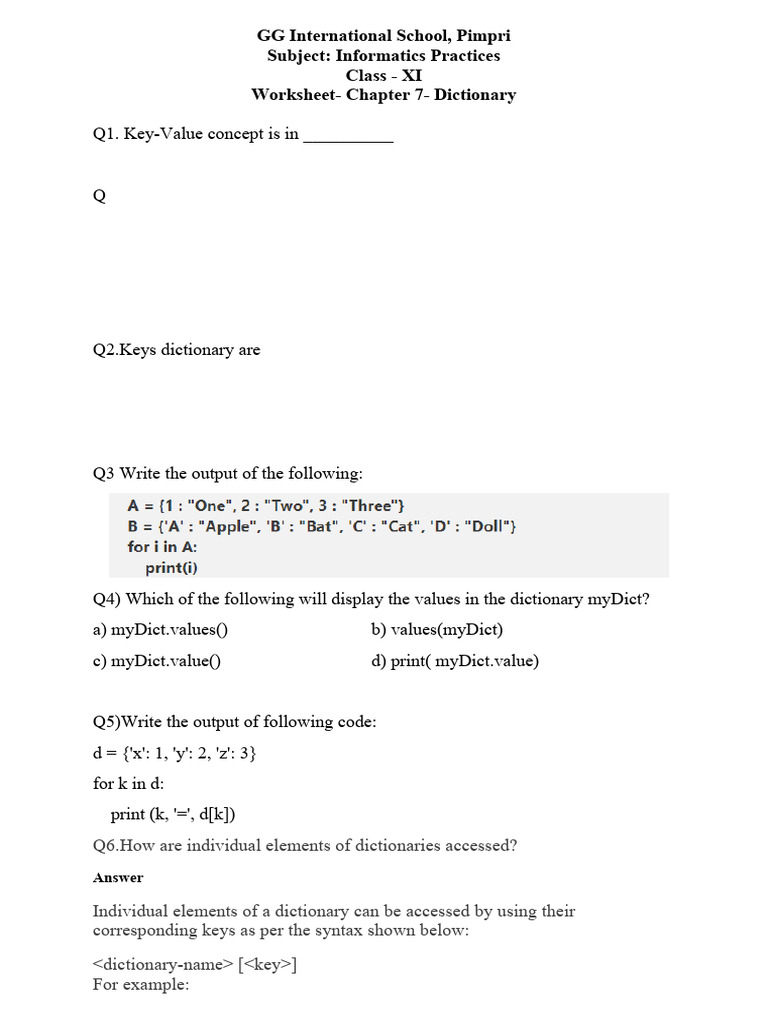 YEE _REV WORKSHEET_DICT | PDF