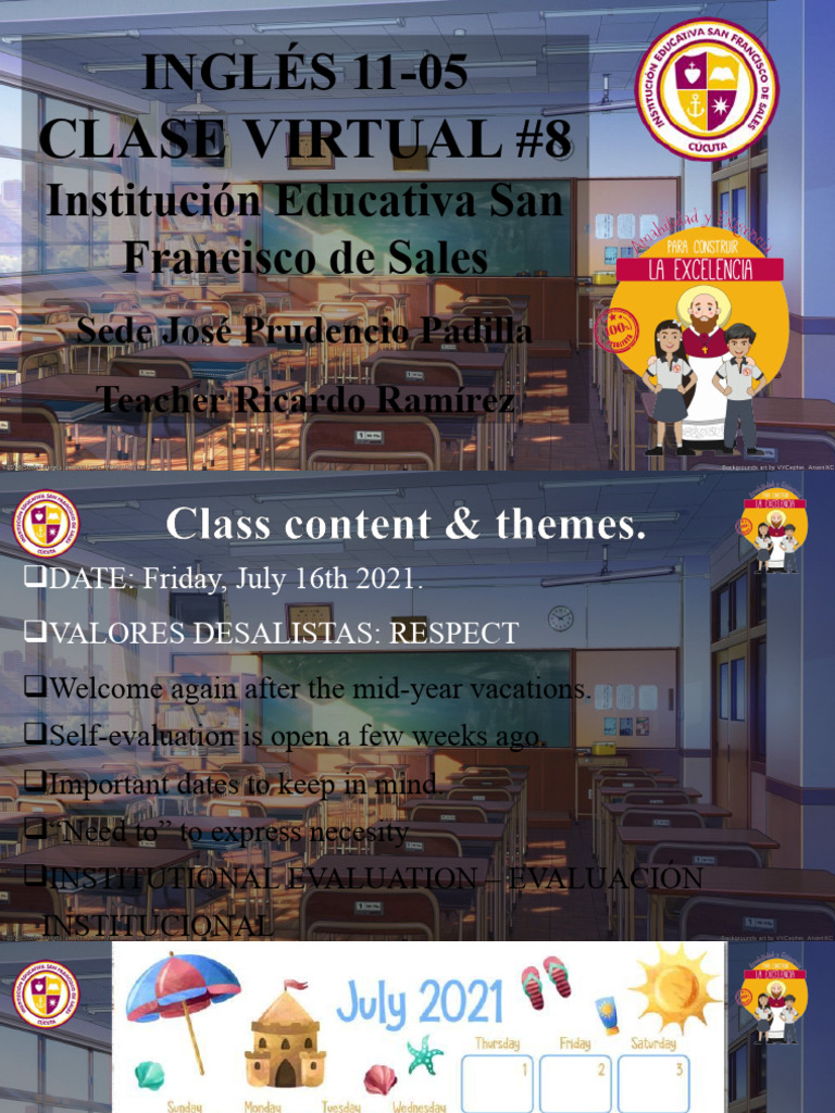 Clase Virtual #8!11!05 Need To Evaluacion Institucional | PDF | Business | Self-Improvement