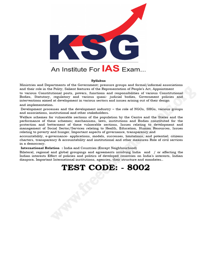 KSG CSM23T02S | PDF | Governance | Poverty