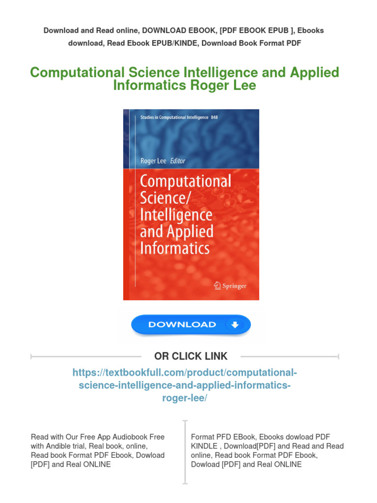 (FREE PDF Sample) Computational Science Intelligence and Applied ... (FREE PDF Sample) Computational Science Intelligence and Applied ...