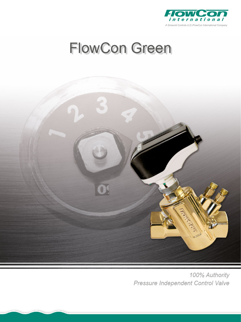 FlowCon Green DN15-40 - Brochure ISO | PDF | Valve | Equipment