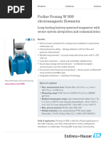 Endress-Hauser Proline Promag P 300 5P3B EN | PDF | Flow Measurement ...