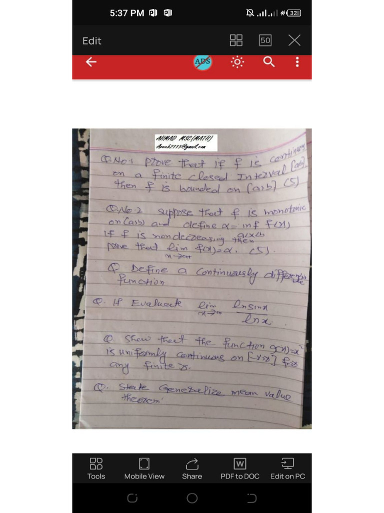 Mth621.Final Solved Subjective.make by Stylish | PDF