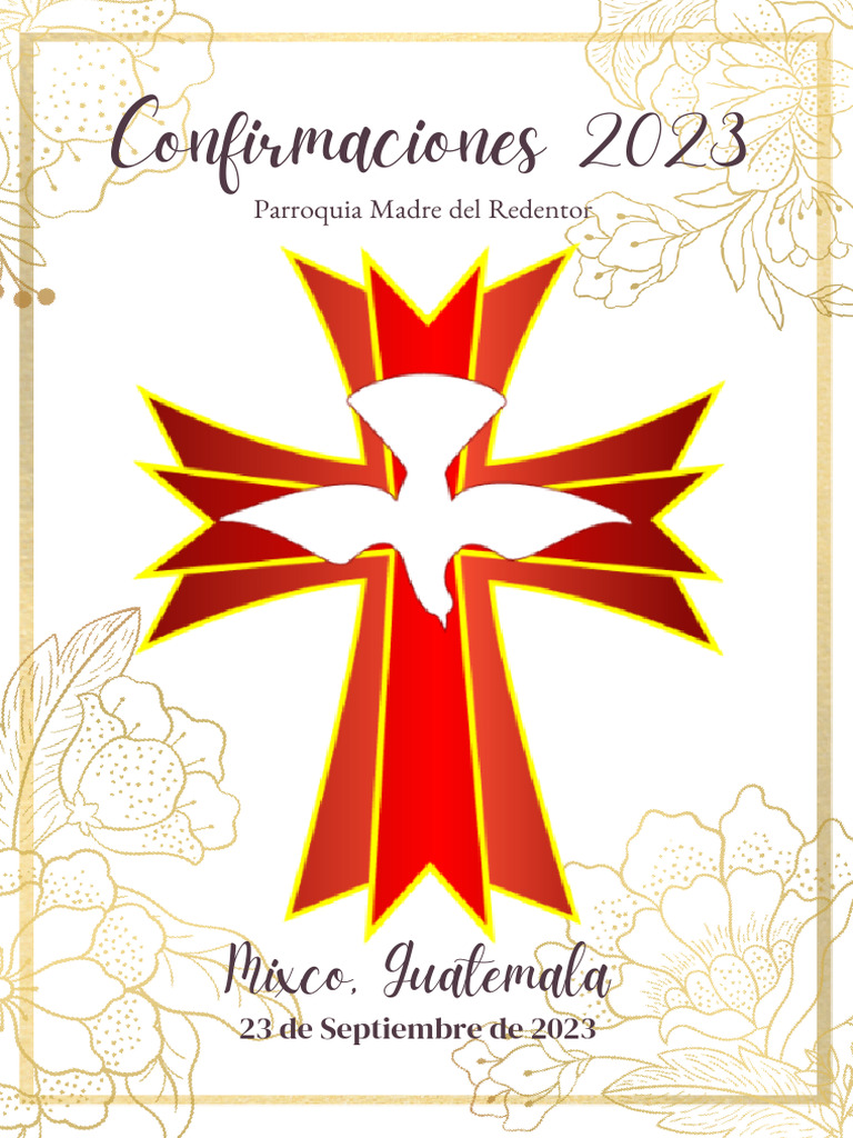 Confirmaciones 2023 En Mixco Guatemala Pdf Eucaristía Confirmación