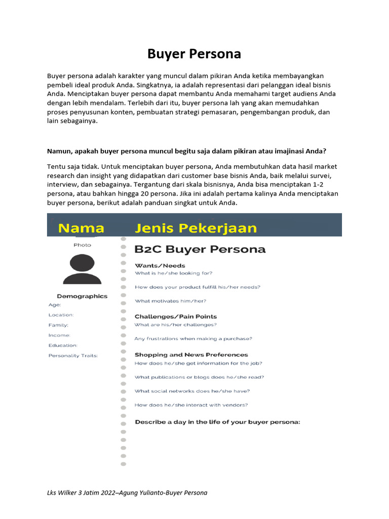 Buyer Persona | PDF
