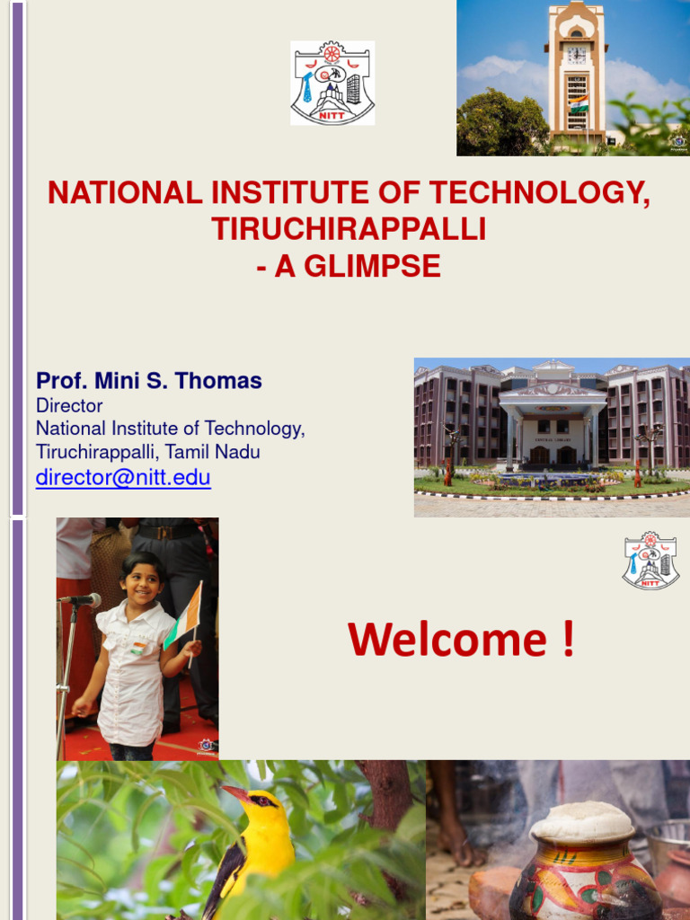 NITT Institute Presentation v2 | PDF | Engineering | Master Of Science