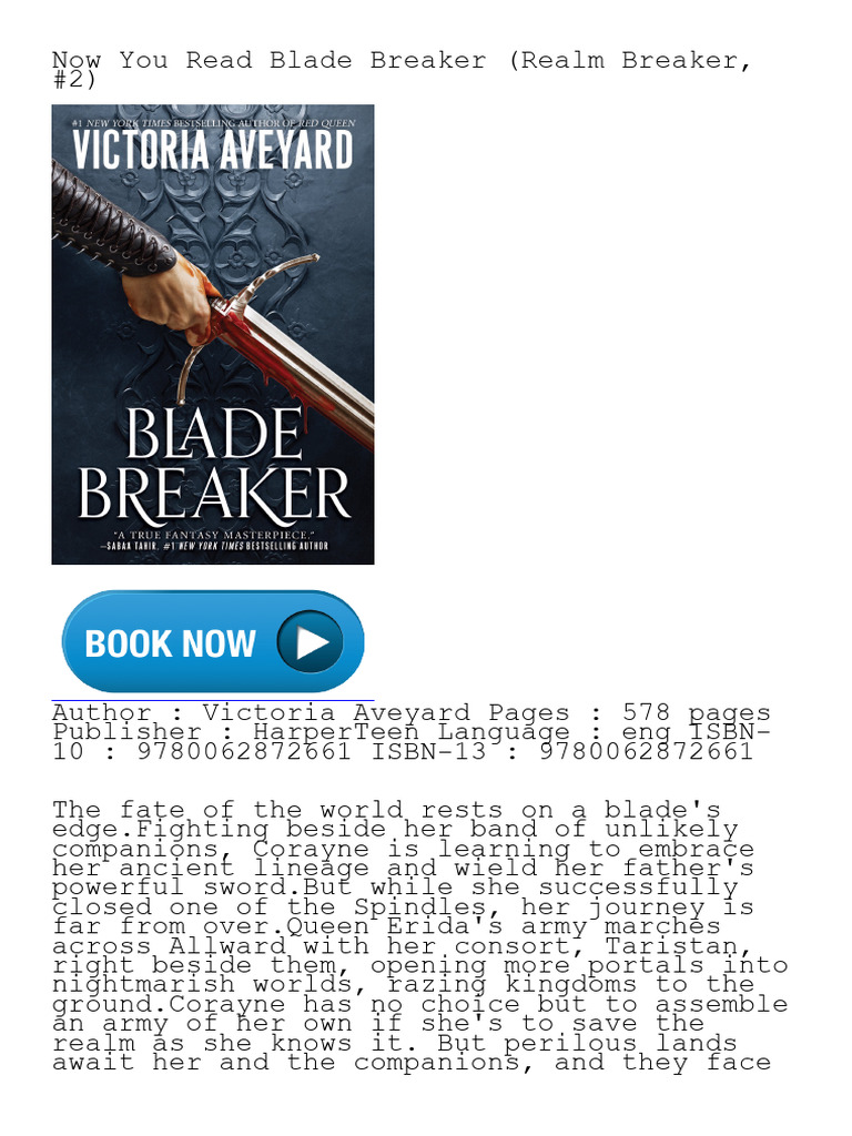 Blade Breaker: A Realm's Fight | PDF