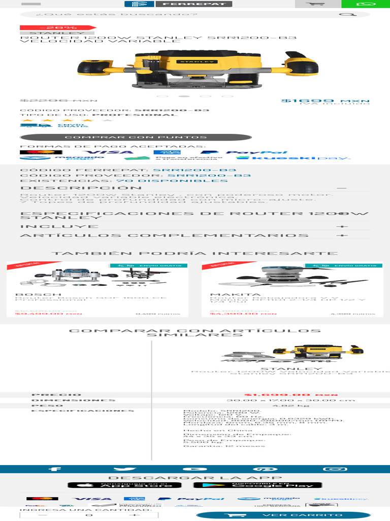 Detalle de Producto Ferrepat | PDF | Cantidades fisicas