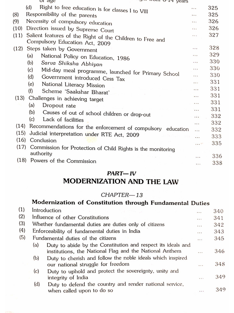 Modernization Fundamental Duties | PDF