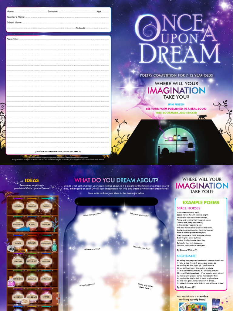 9419-once-upon-a-dream-2024-pupil-worksheet | PDF
