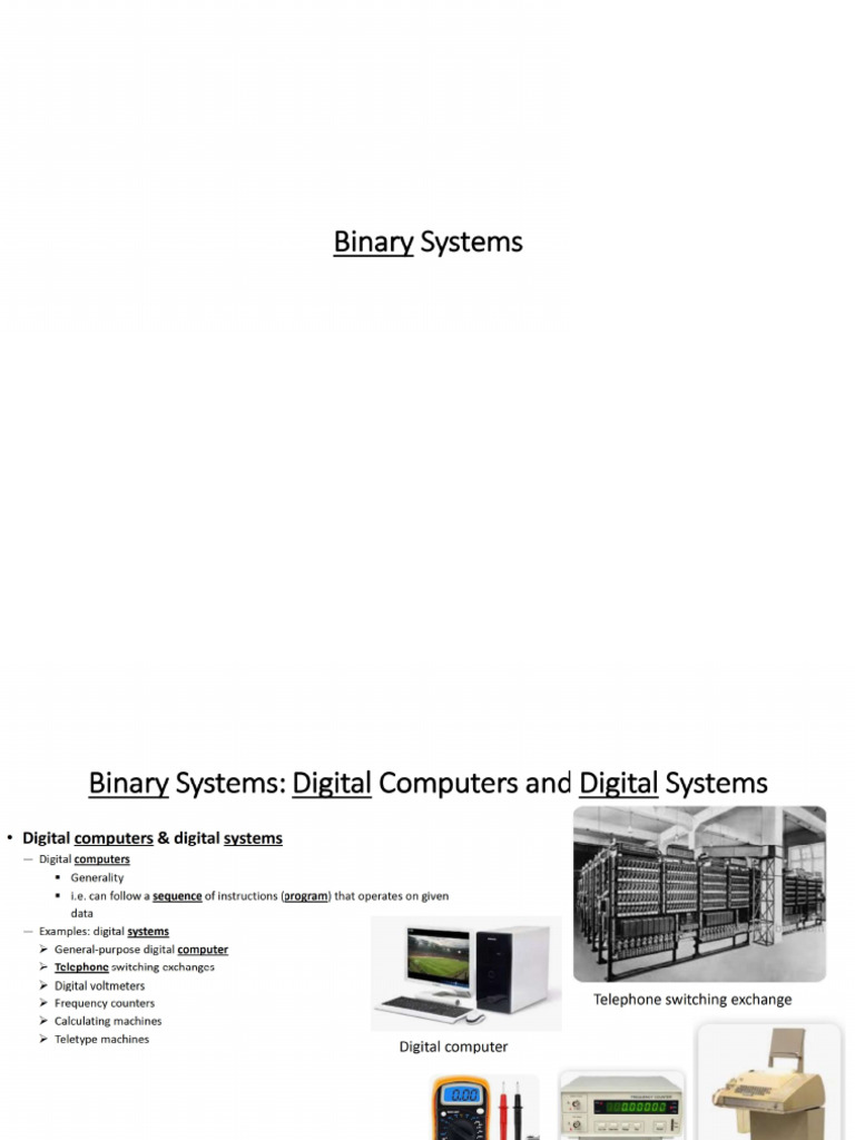 Binary Systems - Class | PDF