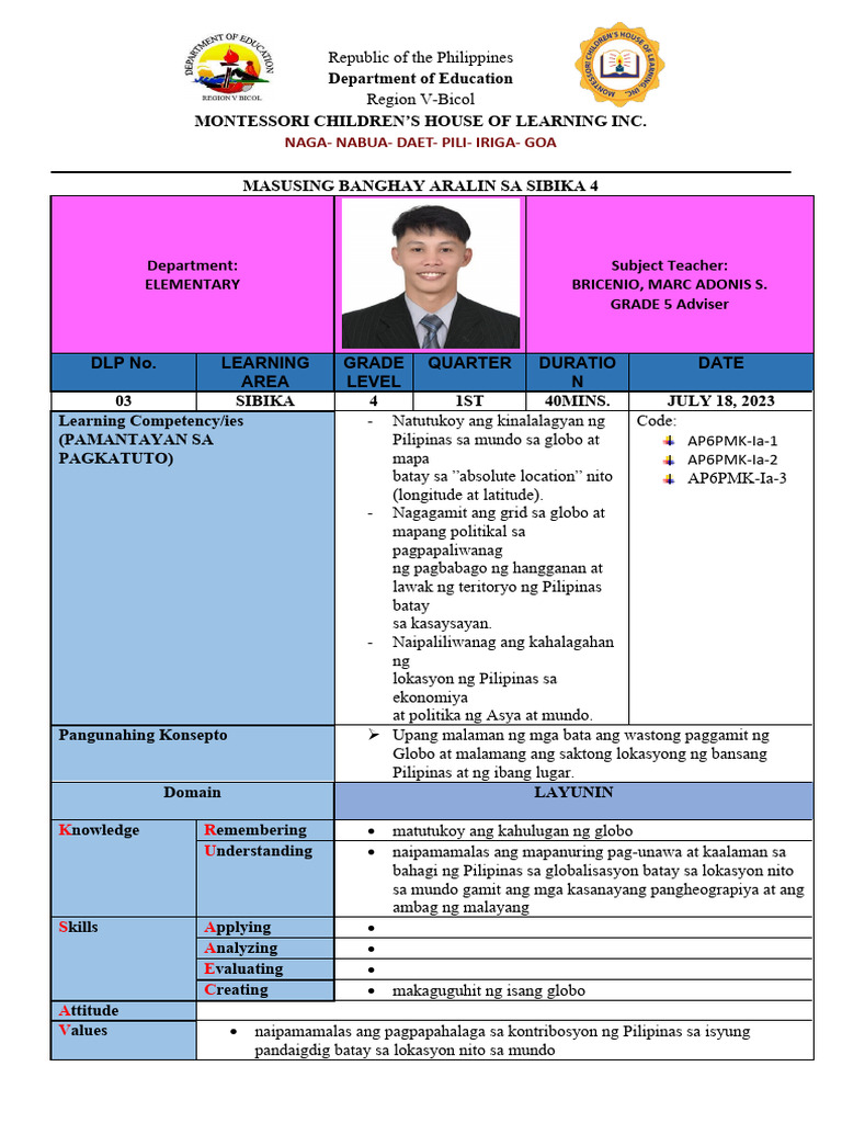 DLP Sibika 4.02 | PDF