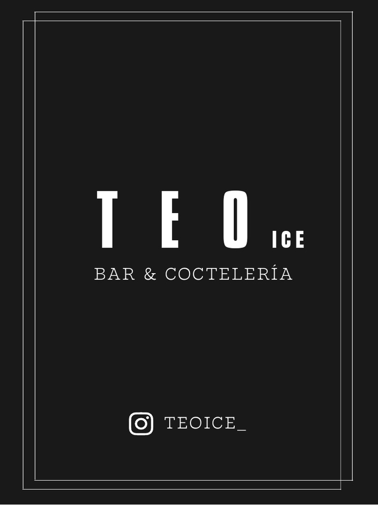 Carta Teo Ice | PDF | Bebida | Bebidas alcohólicas