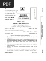 OCR A Level Maths Formula Sheet | PDF | Euclidean Geometry | Geometry