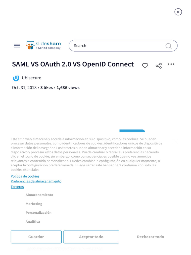 SAML VS OAuth 2 | PDF | Cookie HTTP | Temas de Cyberpunk SAML VS OAuth 2 | PDF | Cookie HTTP | Temas de Cyberpunk