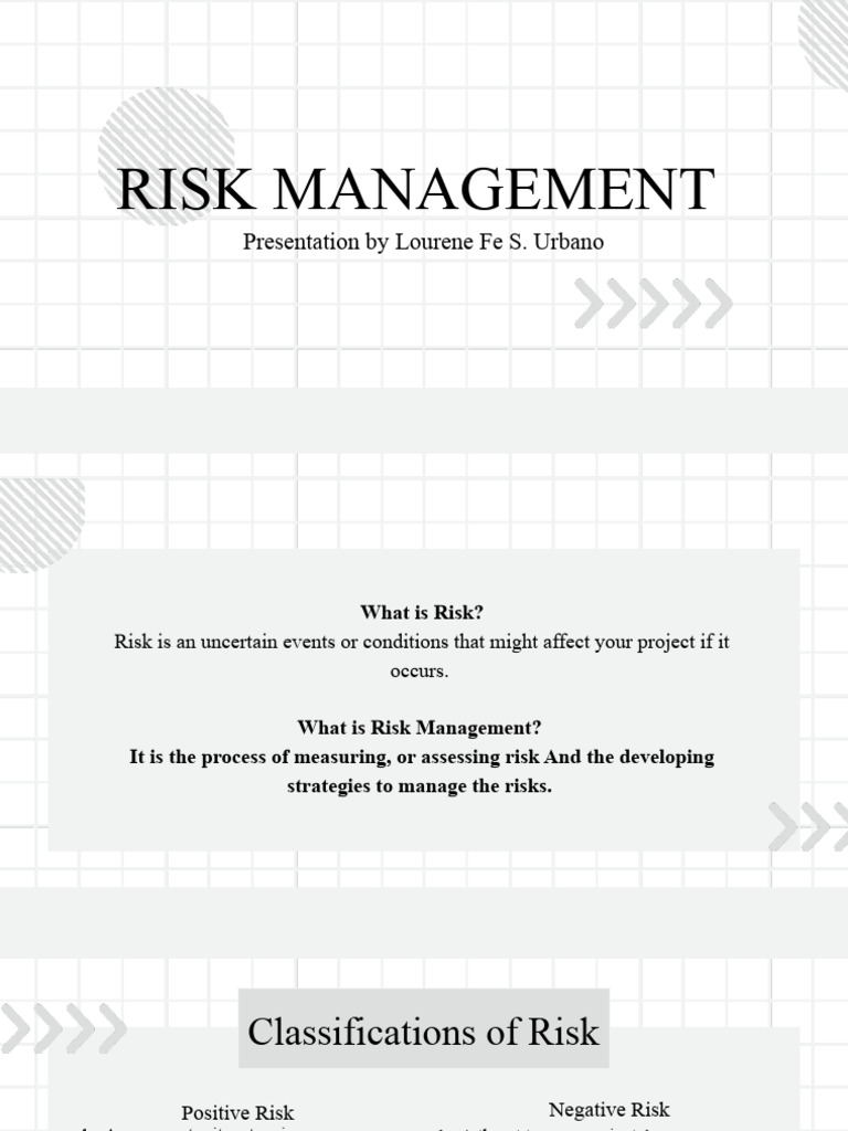 Risk Management Lecture | PDF | Risk | Risk Management