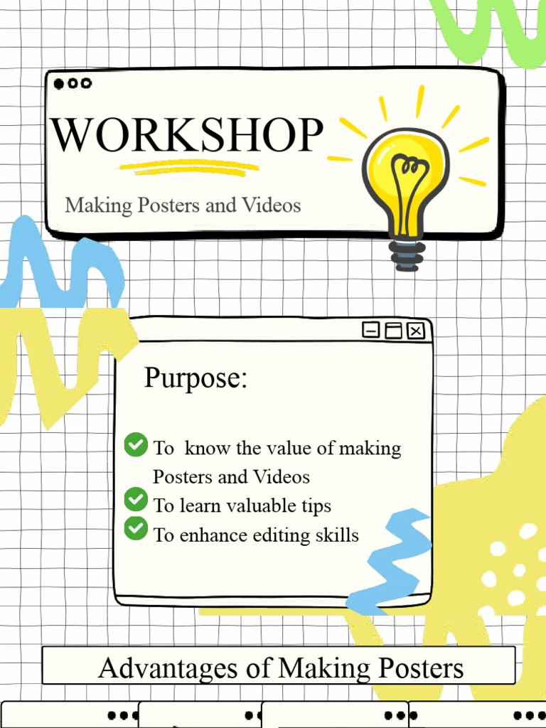 Poster and Video Creation Workshop Guide | PDF | Art | Computers