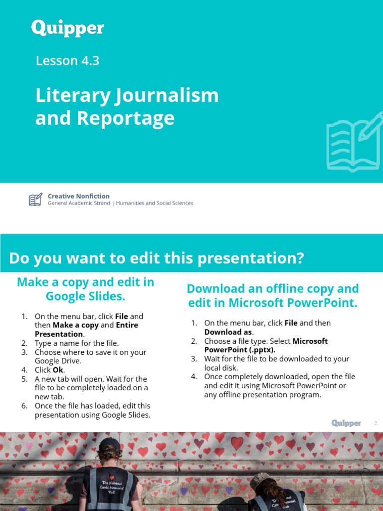 Literary Journalism and Reportage | PDF | Creative Nonfiction | Journalism
