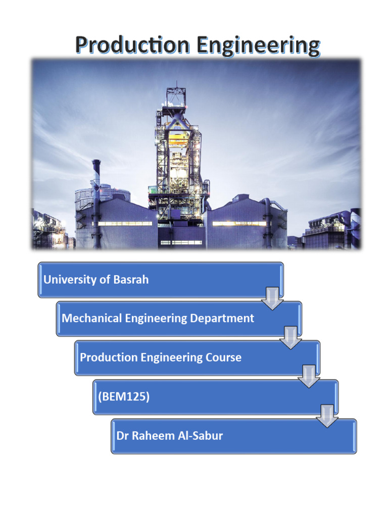 Production Engineering Course | PDF | Deformation (Engineering ...