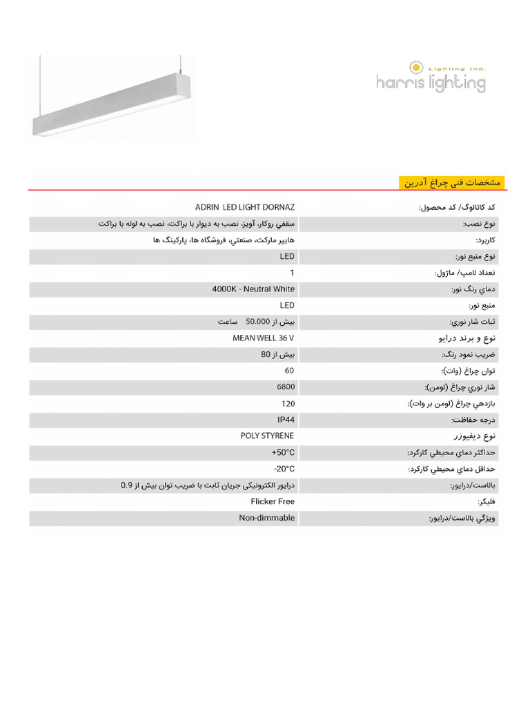 Adrin Specification | PDF