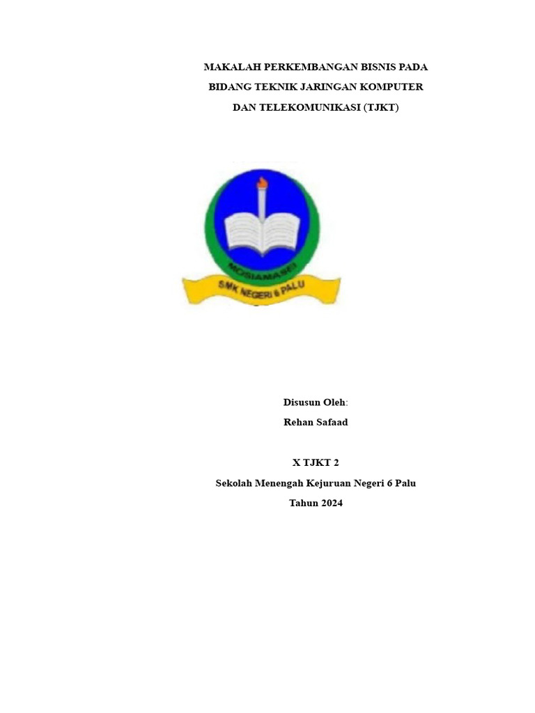 Makalah Proses Bisnis TJKT 2024 | PDF | Bisnis | Komputer