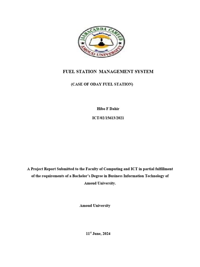 Oday Fuel Station Management System | PDF | Software Development ...