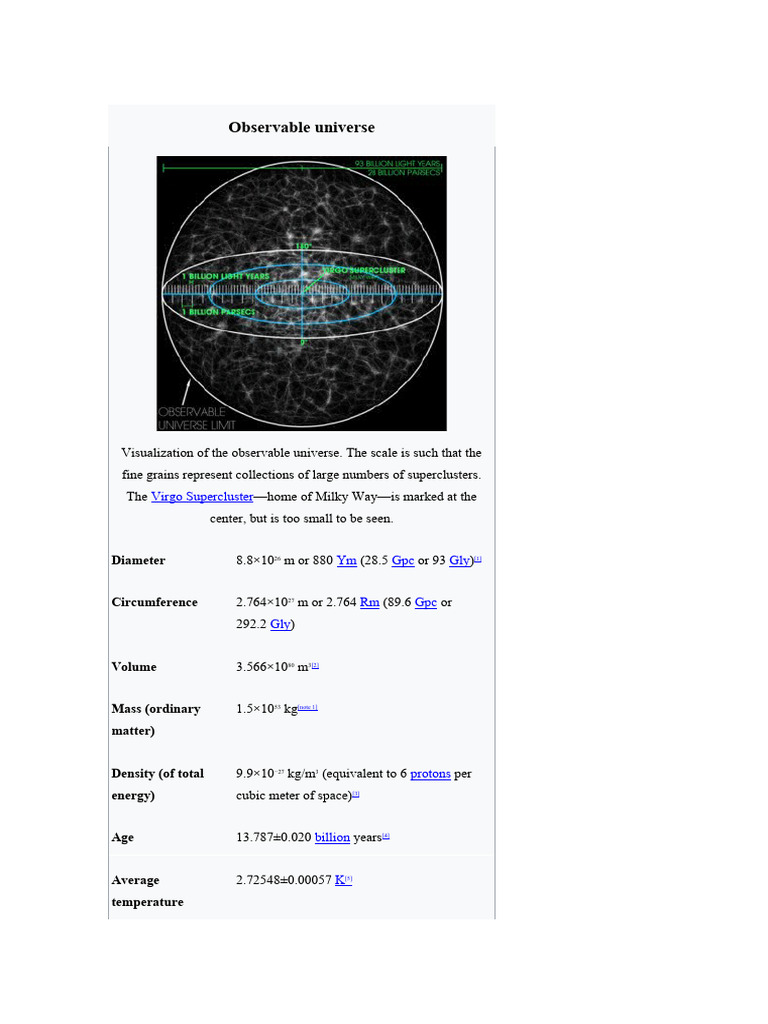 Observable universe | Download Free PDF | Universe | Galaxy