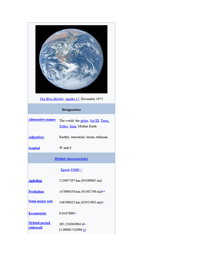 The Blue Marble | PDF | Earth | Plate Tectonics