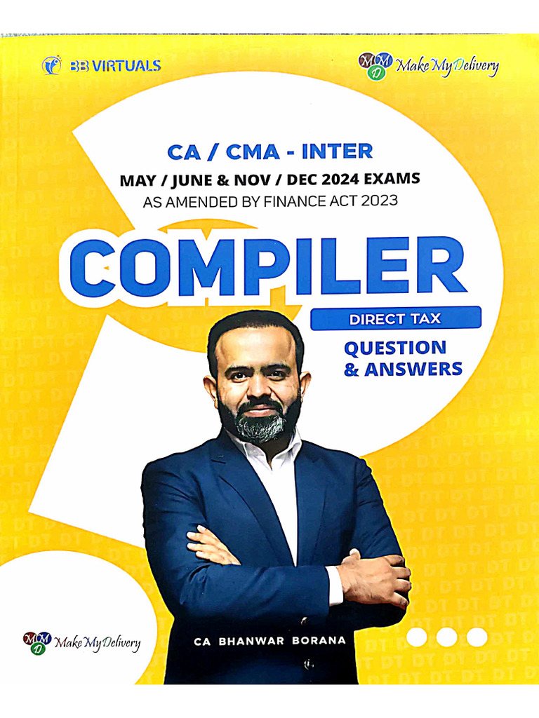 CA Inter Compiler Sample Pages | PDF