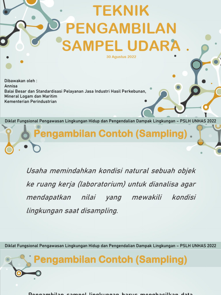 Materi Sampling Udara Annisa | PDF