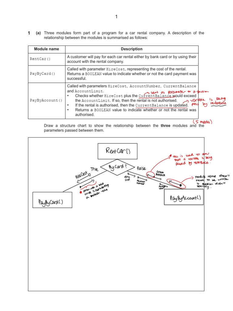 Structure Chart Questions 1-5 | PDF | Theoretical Computer Science ...