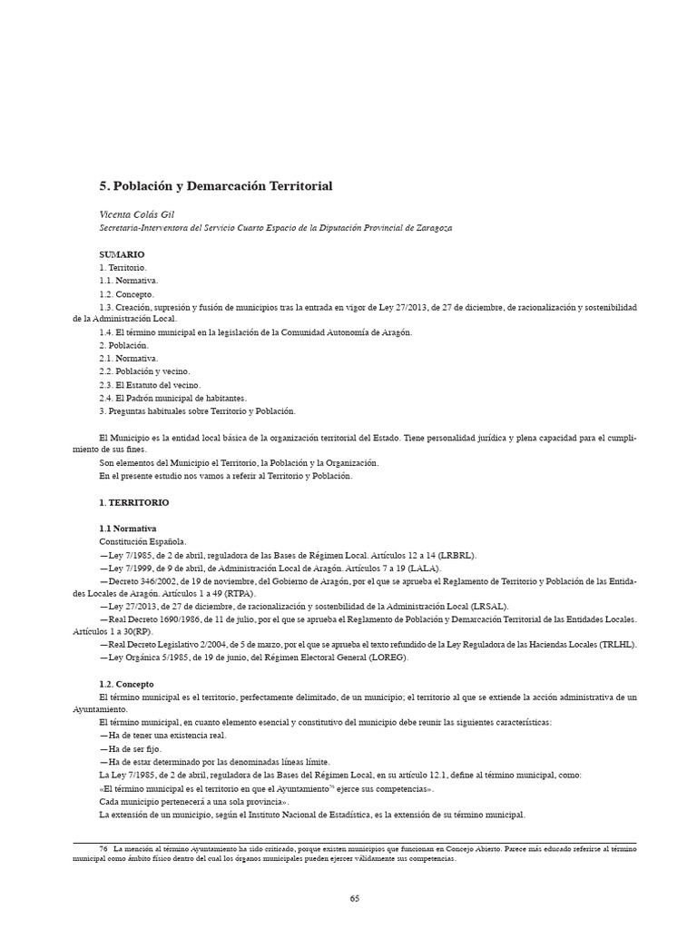 Guia - DPZ - 2019 - 05 - Poblacion y Demarcacion Territorial | PDF ...